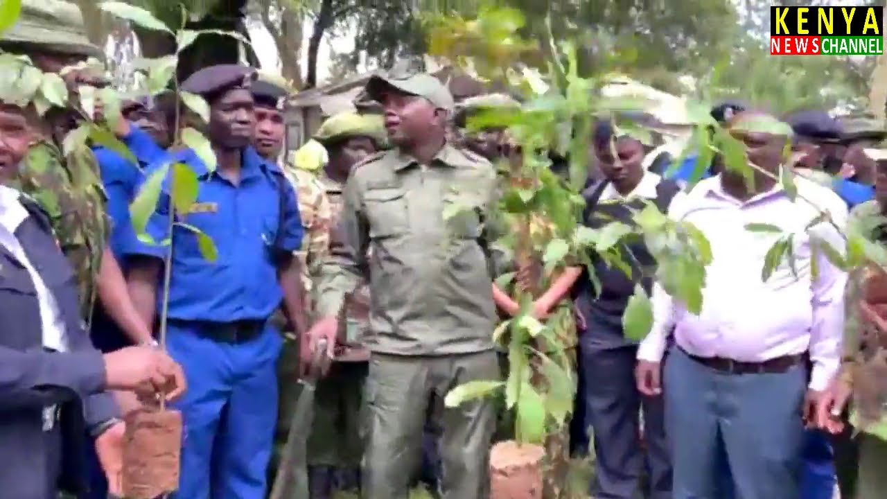 Tree Planting Day - See what Oscar Sudi did with Police Officers at ...