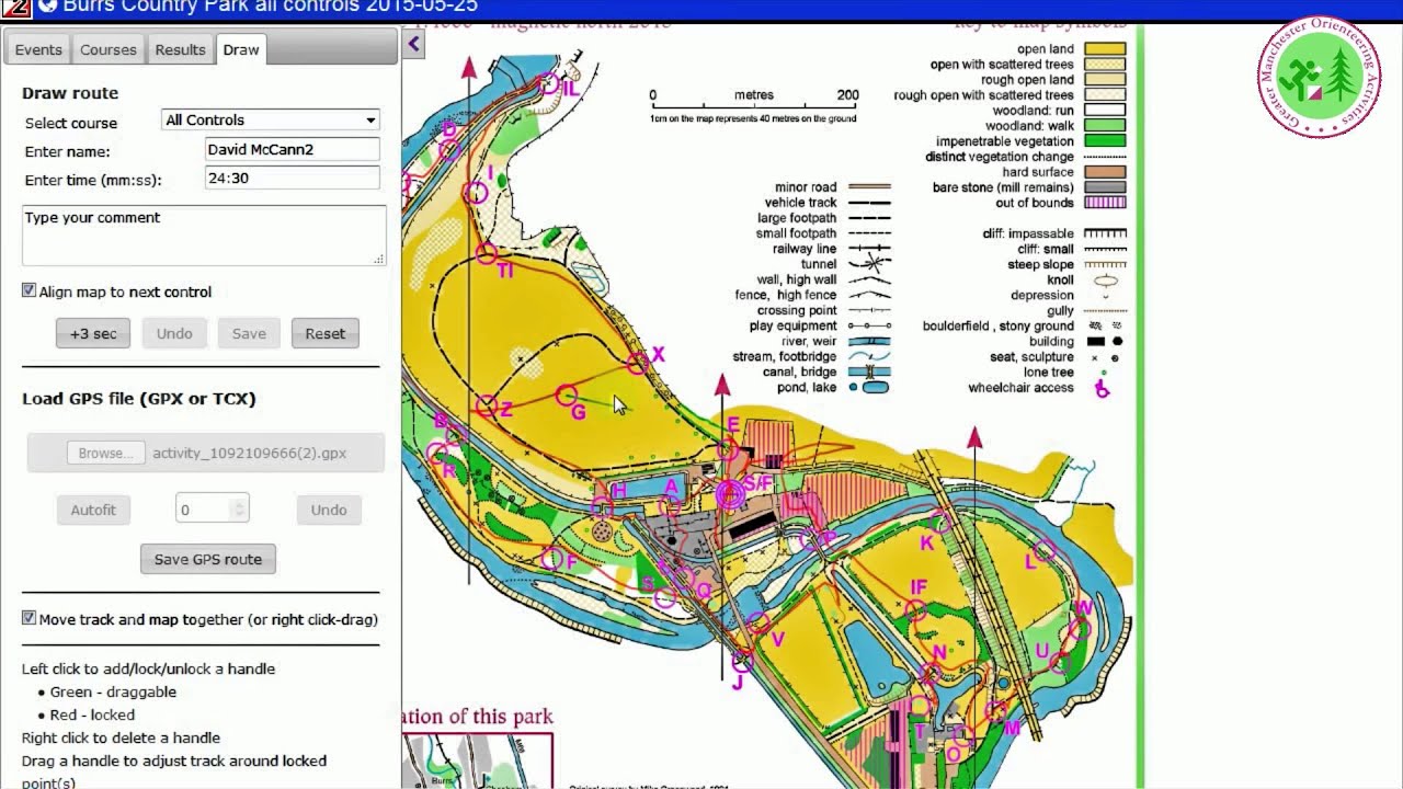 Routegadget for Orienteering - YouTube