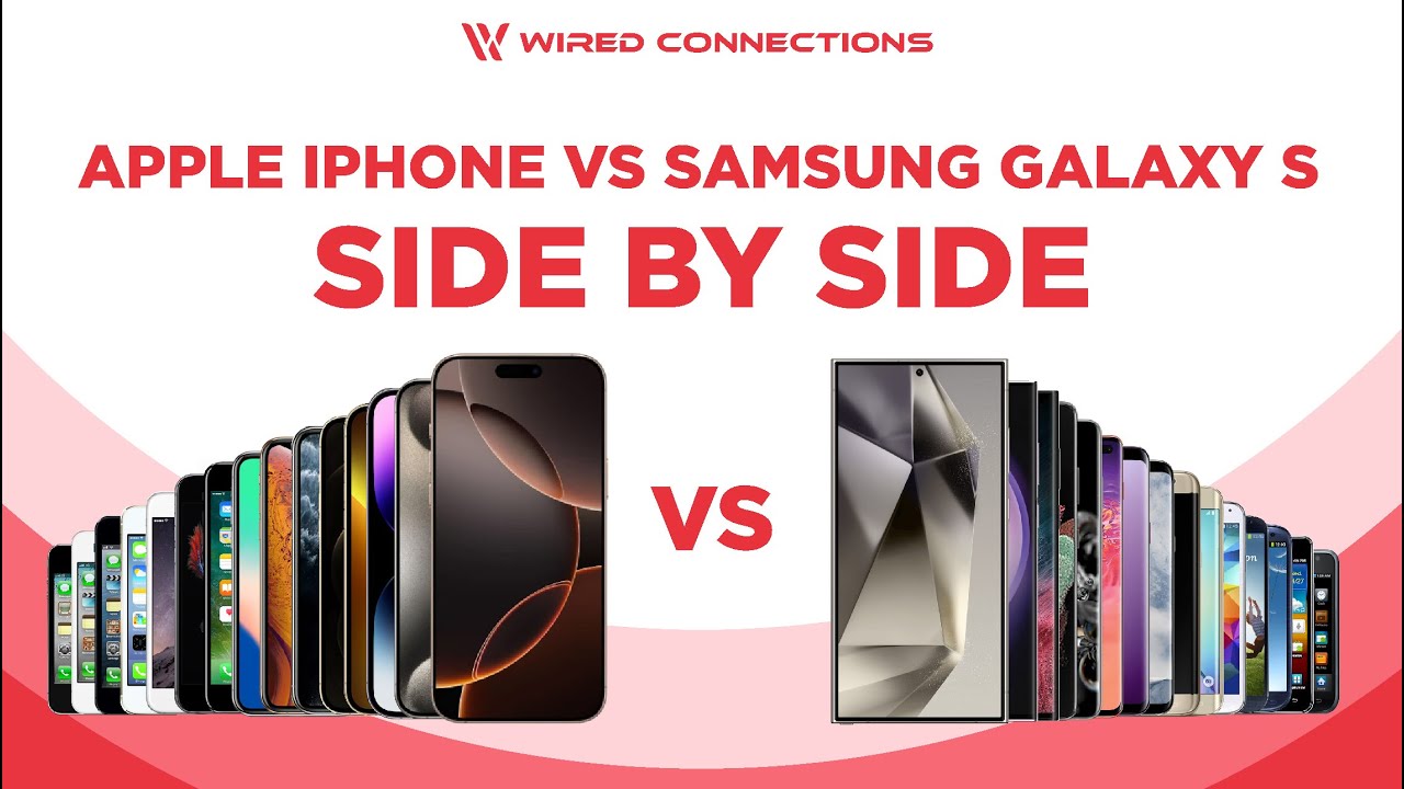 Apple iPhone Series VS Samsung Galaxy S Series side by side (Pro/High ...