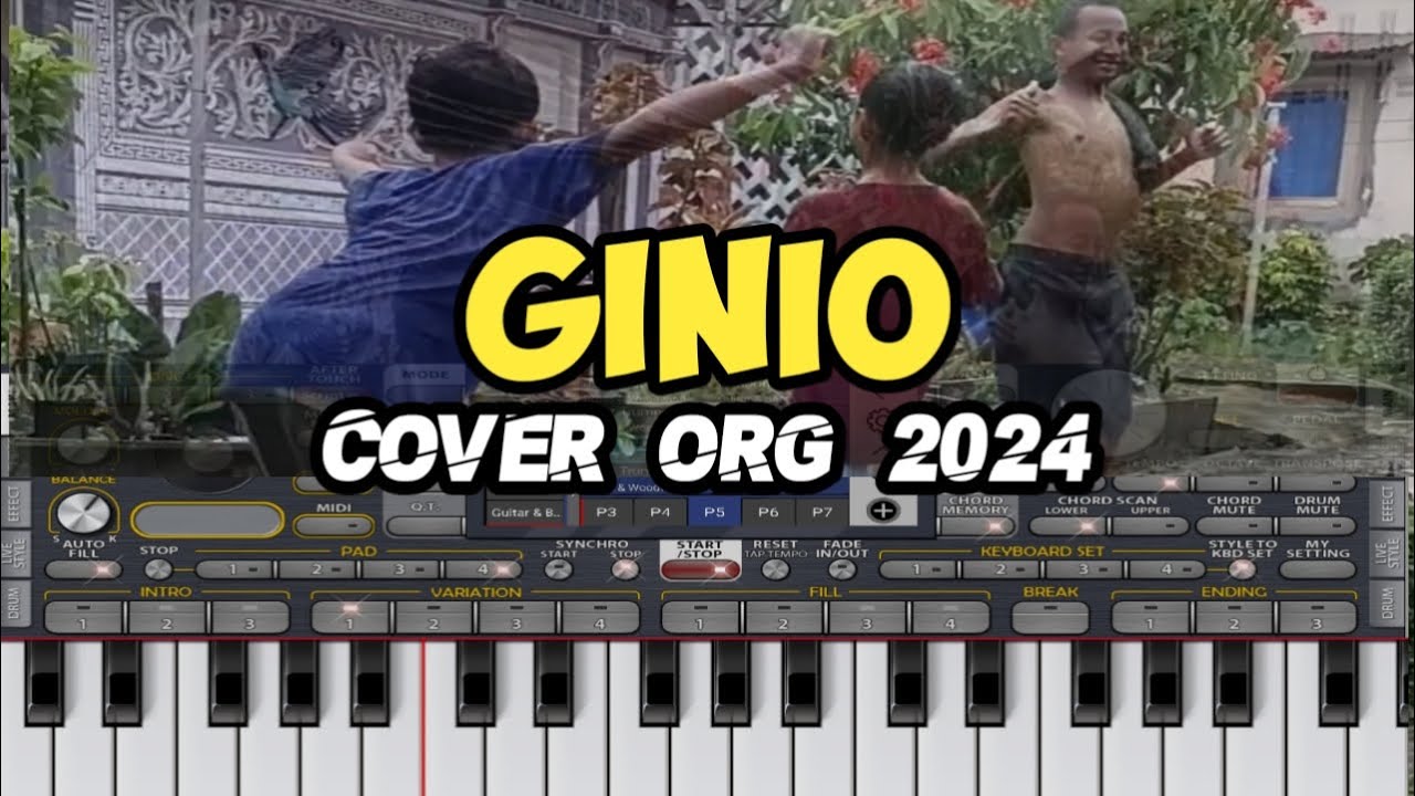 GINIO GILGA || COVER ORG MANUAL - YouTube