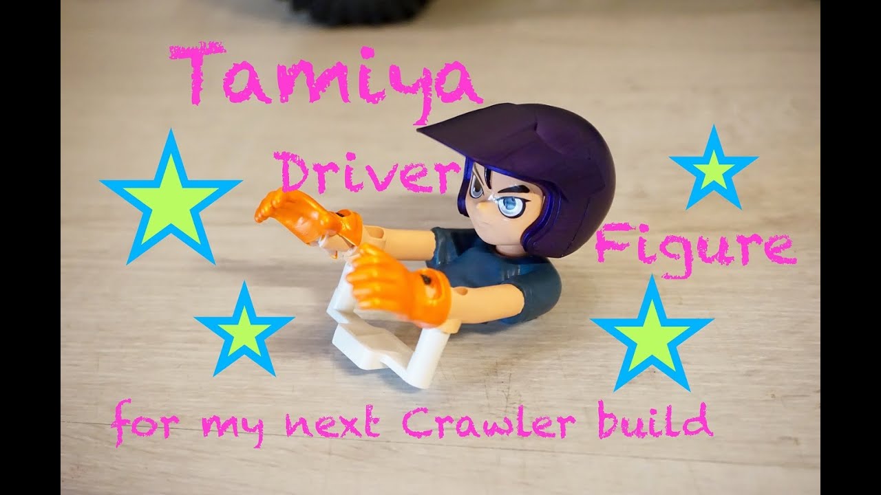 Tamiya Driver Figure 54864 - assemble and painted .... - YouTube