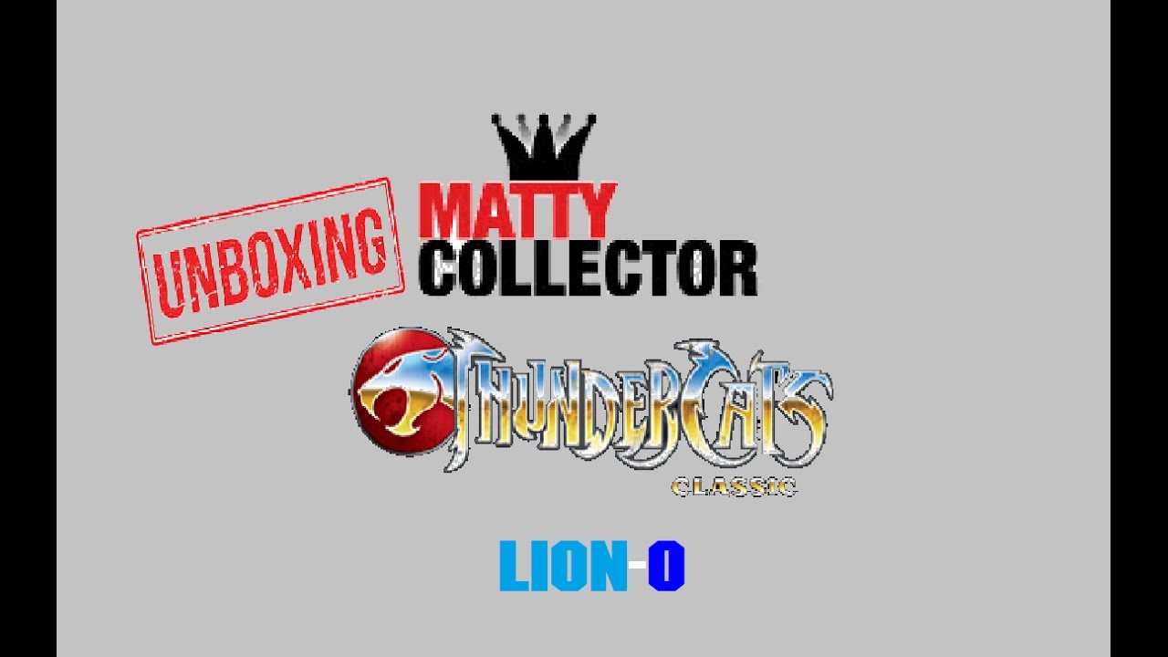 Matty Collectors Thundercats Classic Lion O Unboxing - YouTube