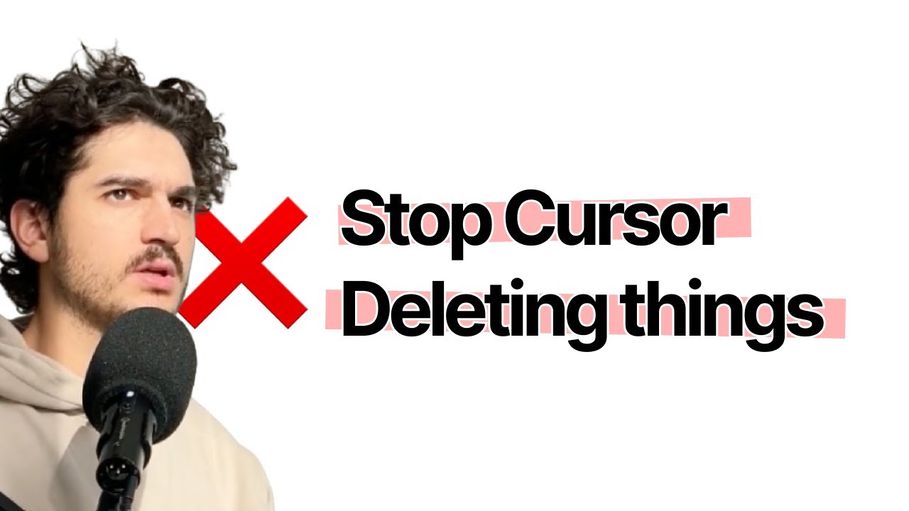 How to stop Cursor deleting stuff - YouTube