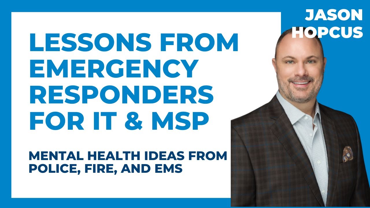 Addressing Mental Health Stress with Jason Hopcus - YouTube