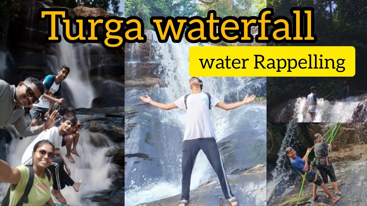 Water Rappelling 🤩in Turga waterfall। Ajodhya Hill।। Purulia।। West Bengal।।2023 - YouTube