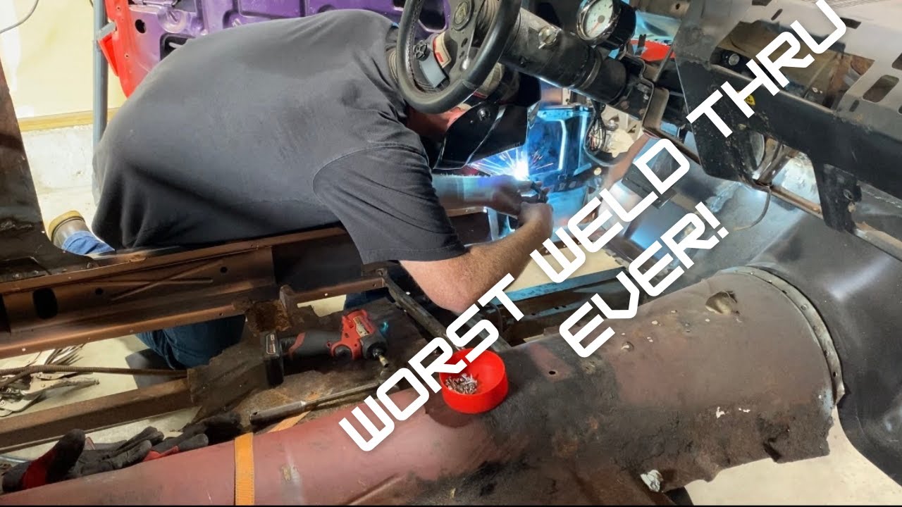 CHEVY NOVA Rocker support install! BEWARE OF CHEAP PRIMERS! - YouTube