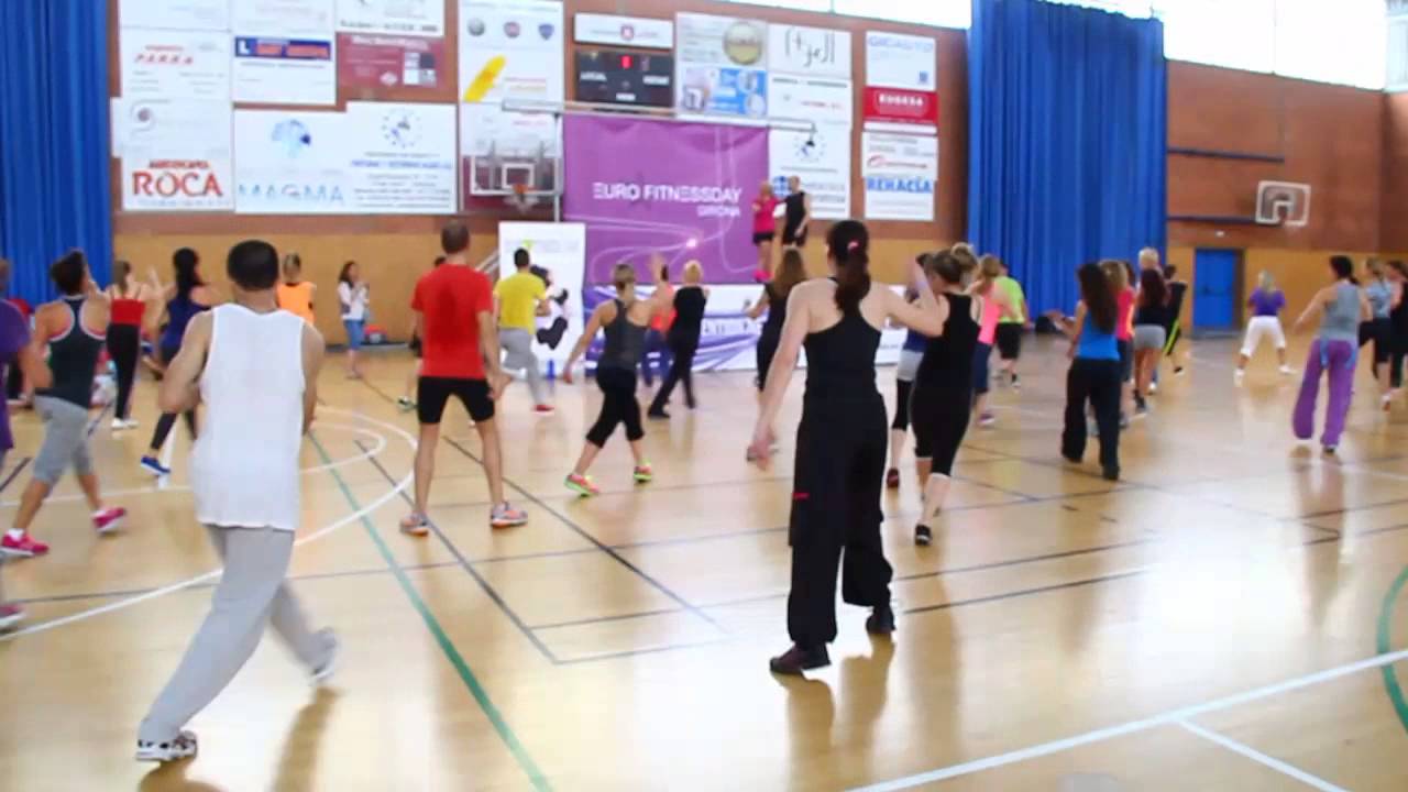 EUROFITNESS DAY GIRONA 2013 - JESSICA EXPÓSITO - AERODANCE - YouTube