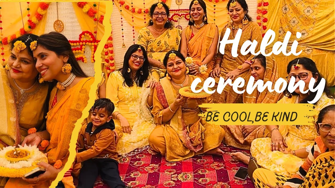 Haldi Ceremony| Wedding Days | Family Function | 🌼🌼 | The Soni Vlogs - YouTube