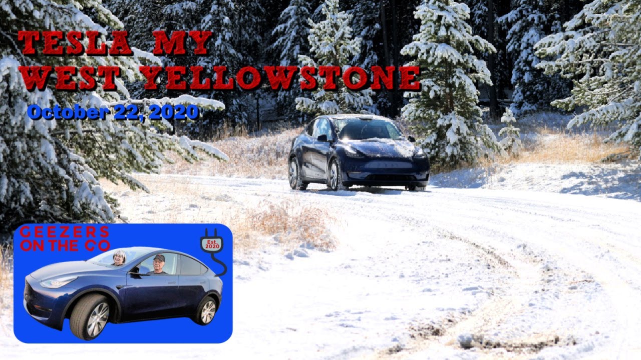 Tesla Y off road in West Yellowstone - YouTube