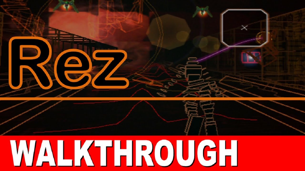 Rez (Dreamcast) Walkthrough - Bad Ending (VGA Box) - YouTube