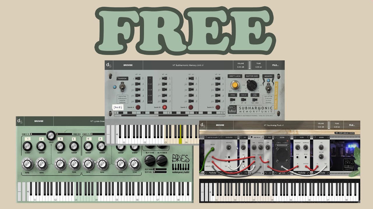 FREE SYNTHs one by Decent Samples - YouTube