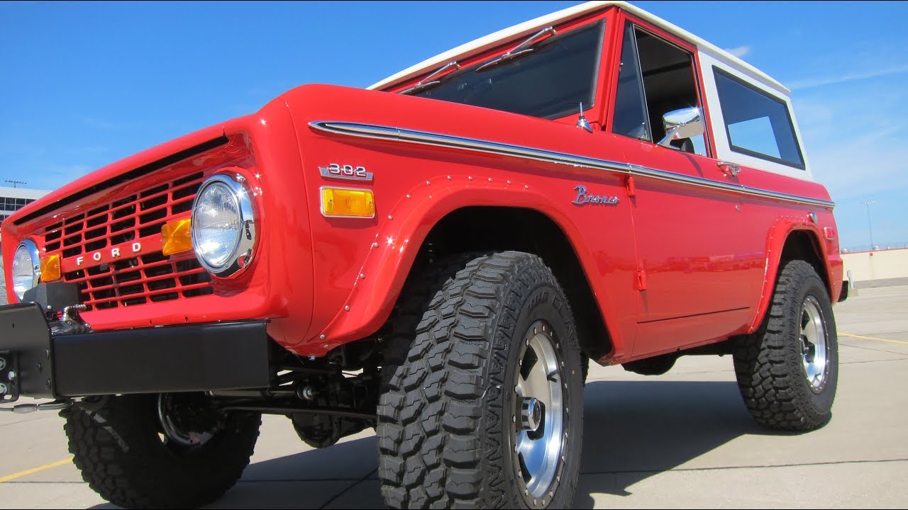1971 Ford Bronco Classic Custom Restoration Build - YouTube