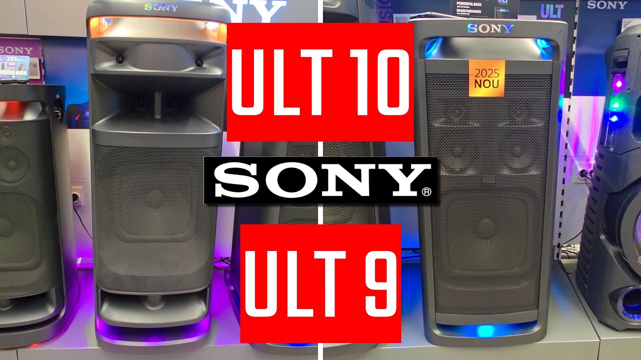🔥SONY'S ULTIMATE Party SPEAKERS HOT Sound Comparison 🔥 ULT TOWER 10 VS ...