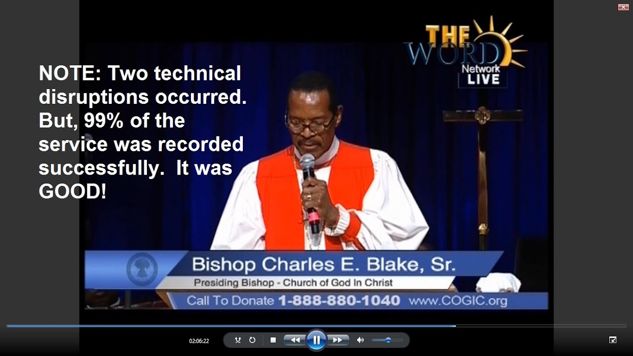 Bishop Charles E Blake COGIC St. Louis, MO, Convocation 2015 - YouTube