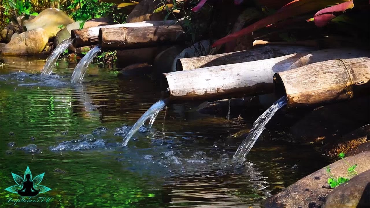 Bamboo Pipes – Flowing Water Sound, White Noise, Sleeping & Relax - YouTube