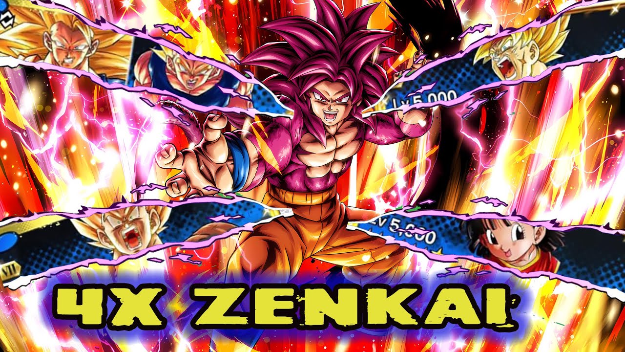 GINI CARA ZENKAI BUFF SSJ4 DAIMA GOKU BRE - 4X ZENKAI BUFF MONO BLUE ...
