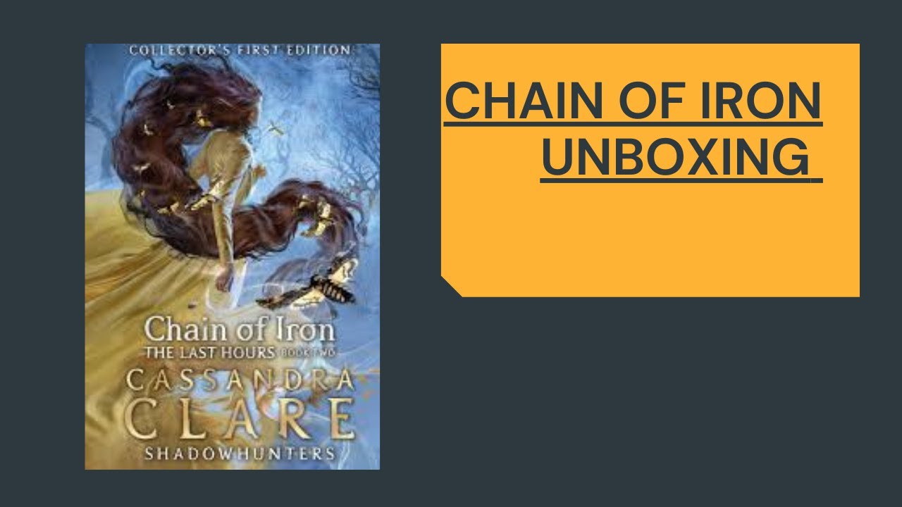 CHAIN OF IRON UNBOXING! !!! - YouTube