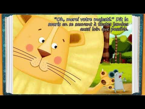 Le Lion et la Souris - lisez avec moi - YouTube