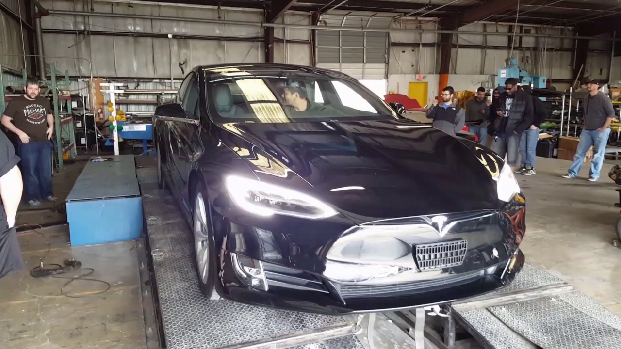 Tesla model S 60 dyno @ PRT Performance - YouTube