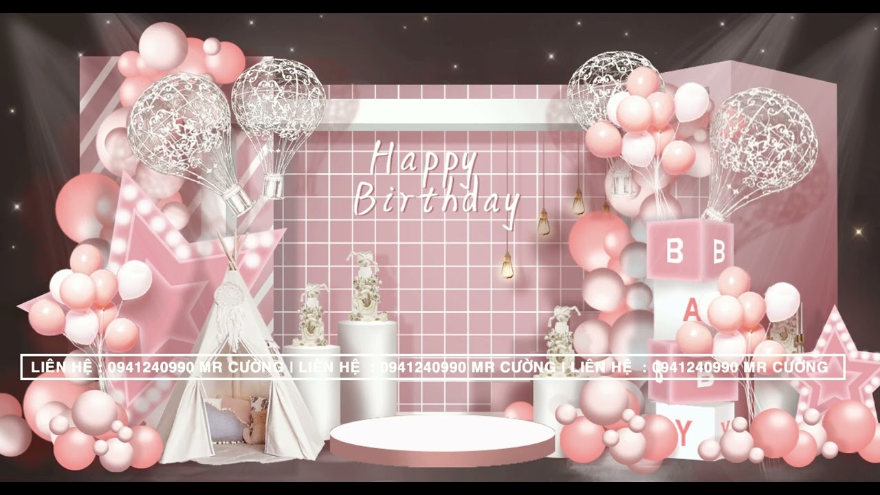 Backgroud sinh nhật -Visual LED Birthday - Visual led Sinh Nhật ...