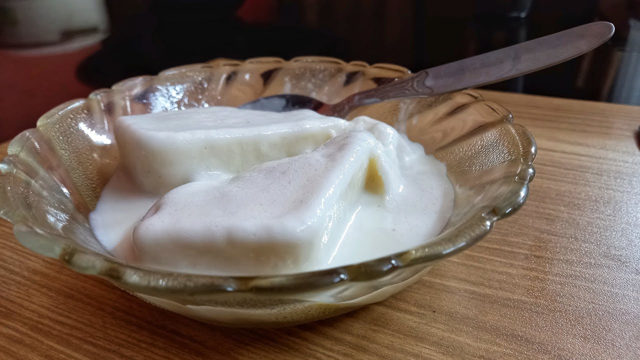 making of vanilla ice cream | How to make homemade vanilla ice cream in ...