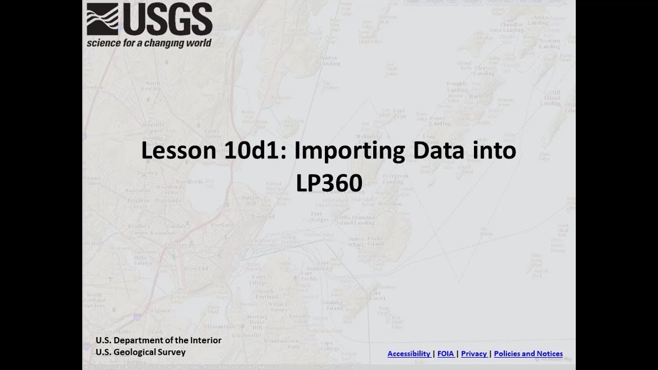 Lesson 10d1 - Importing Data into LP360 - YouTube