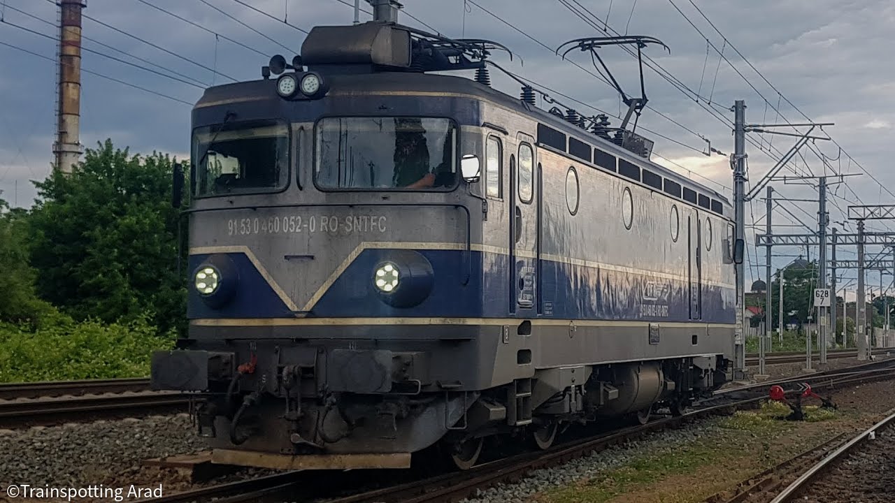 EG 460-052-0 intrand in Depoul CFR Arad! 14.06.2021 - YouTube