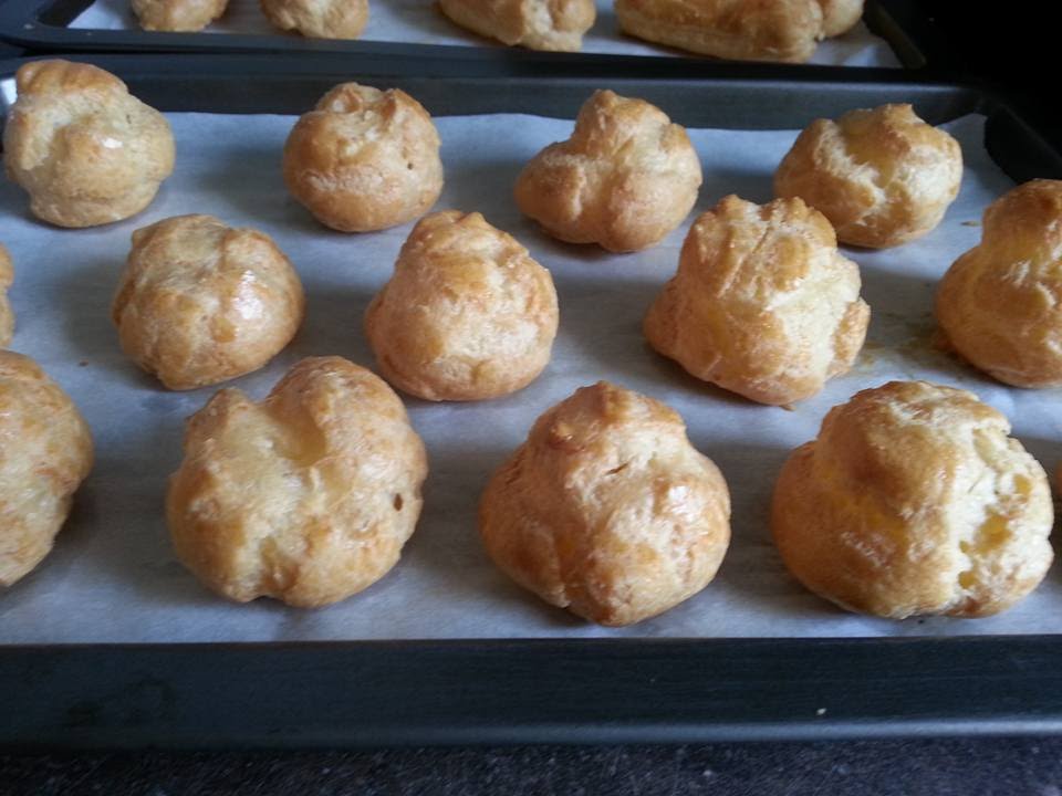 La pâte à choux à la fécule de maïs sans gluten/Gluten free corn flour ...