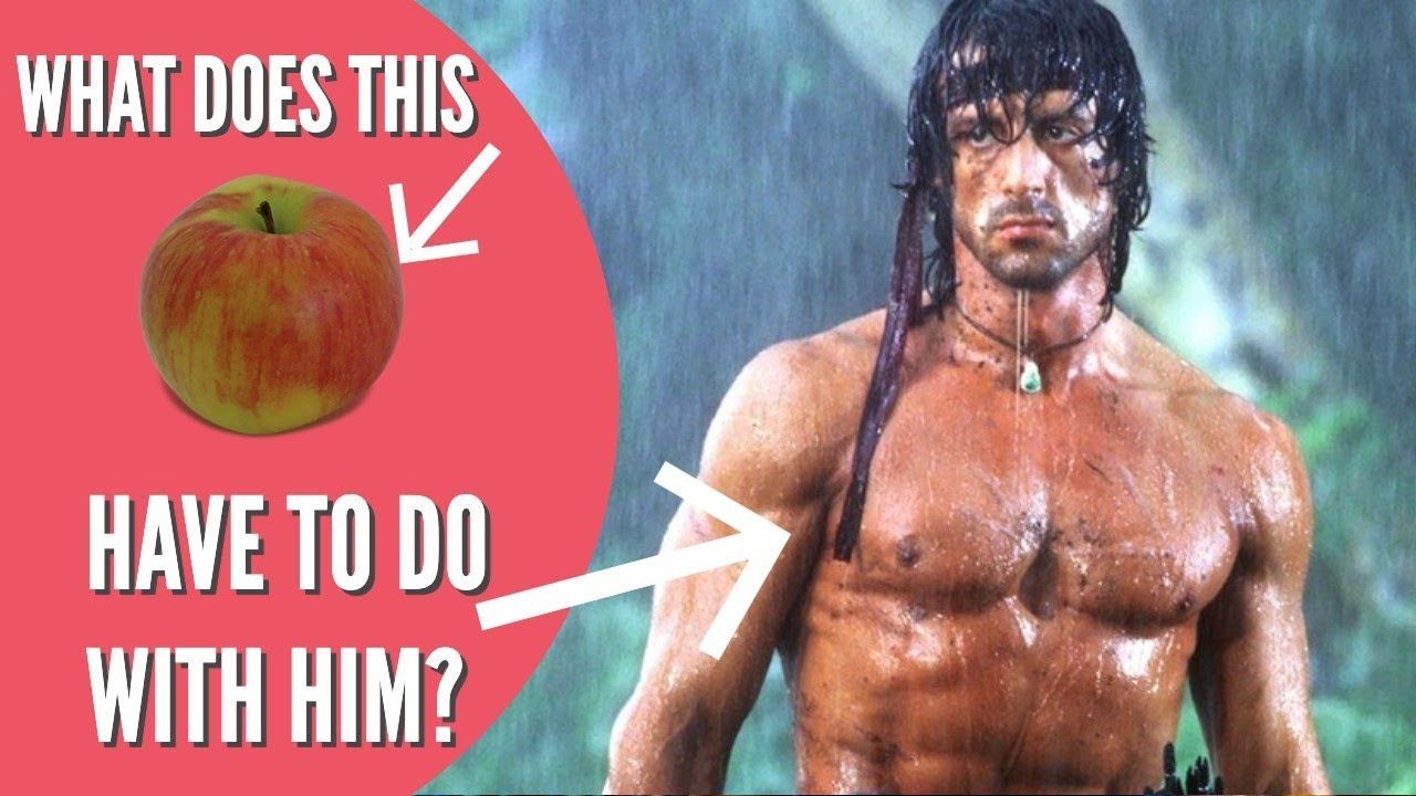 What does an apple have to do with RAMBO? - YouTube