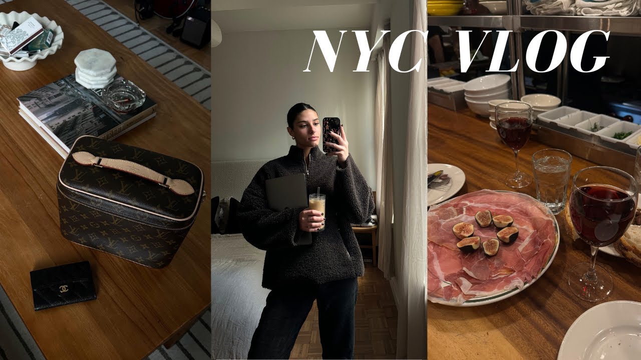 NYC VLOG: cozy at-home vlog, designer unboxings, keep or return? - YouTube