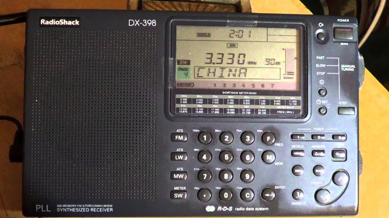 Radio Shack DX-398 Was one of my favorite portables in the 90s - YouTube