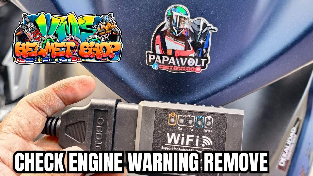 check engine remove mio gear S part 2 - YouTube