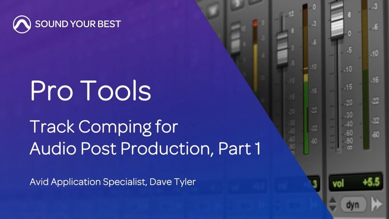 Pro Tools: Track Comping for Audio Post (part 1) - YouTube