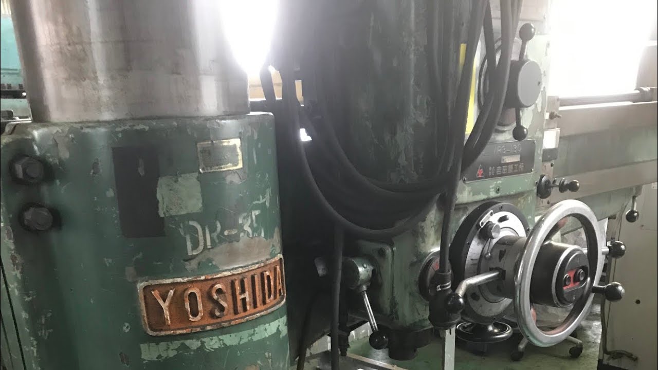 “Yoshida” Radial Drilling YR3-130 - YouTube