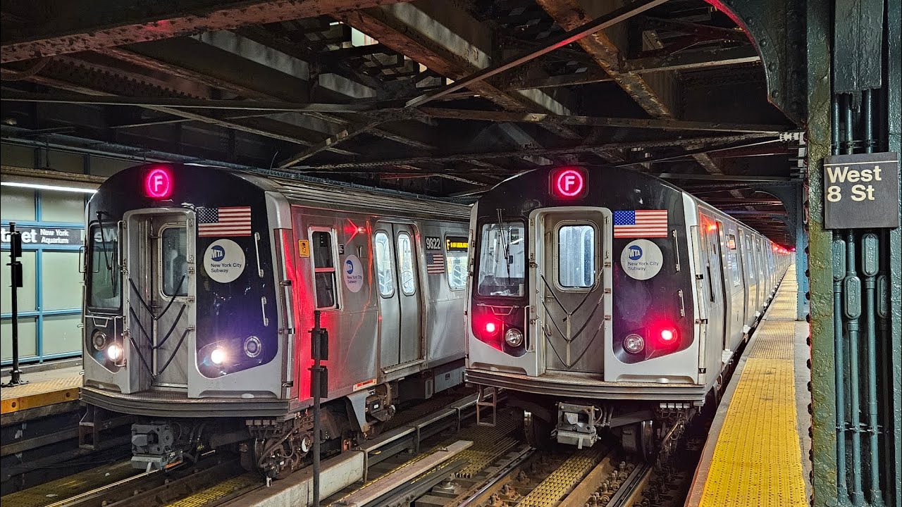 CBTC enabled at West 8th Street (F) Line - YouTube