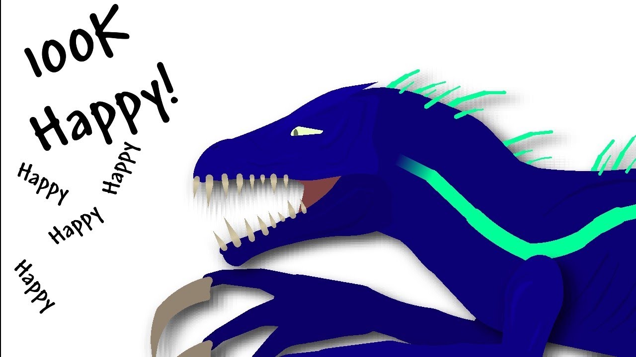 Happy sub 100k axel the Indoraptor! (stick nodes pro) - YouTube