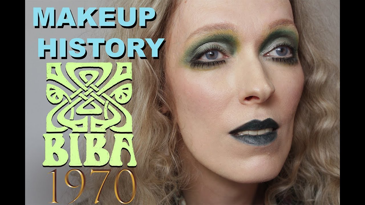 Makeup History -1970 - The BIBA Look - YouTube