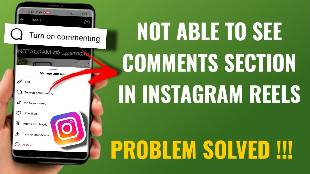 How To Turn On Comments Section In Instagram Reels | English - YouTube