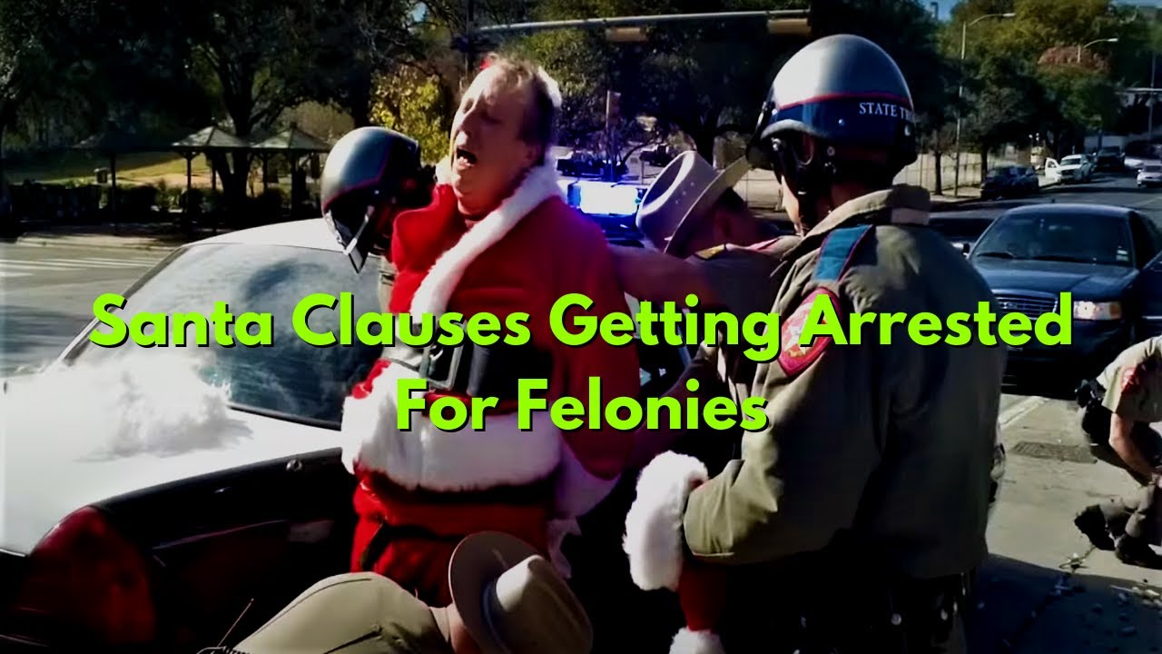 Police Officers Arresting The WORST Santa's! Top Bad Santa Clauses ...