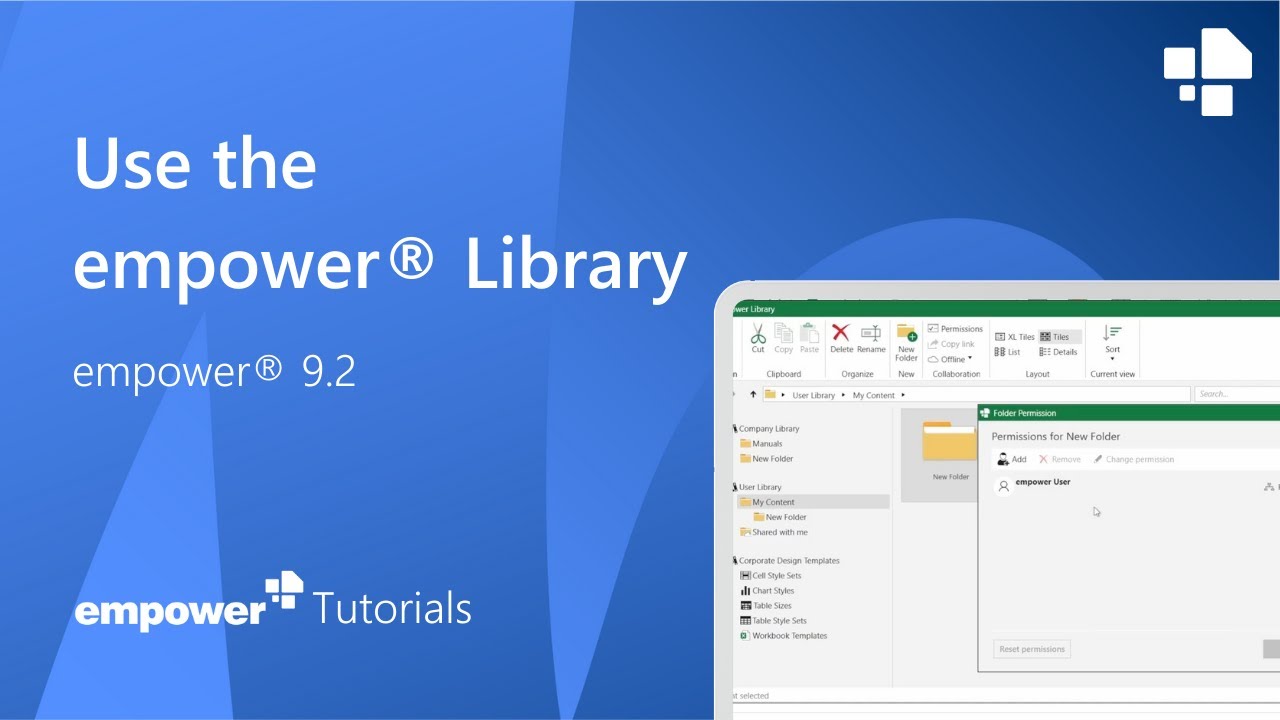 Use the empower® Library - YouTube