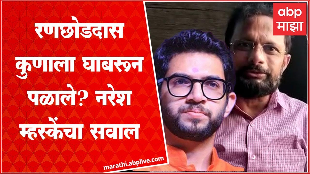 Naresh Mhaske on Aditya Thackeray : आदित्य ठाकरेंनी कुणाच्या भीतीमुळे ...