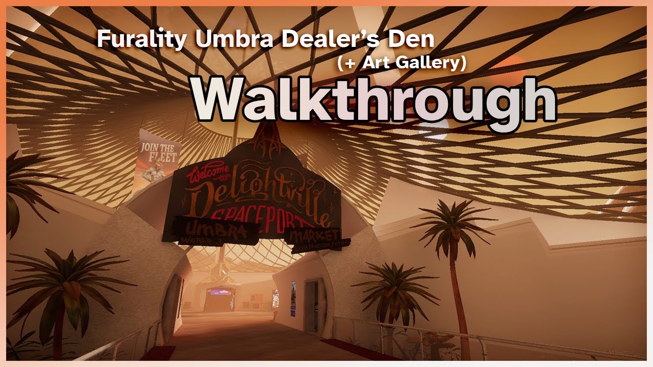 [CC] Furality Umbra Dealer's Den & Art Gallery Walkthrough - YouTube