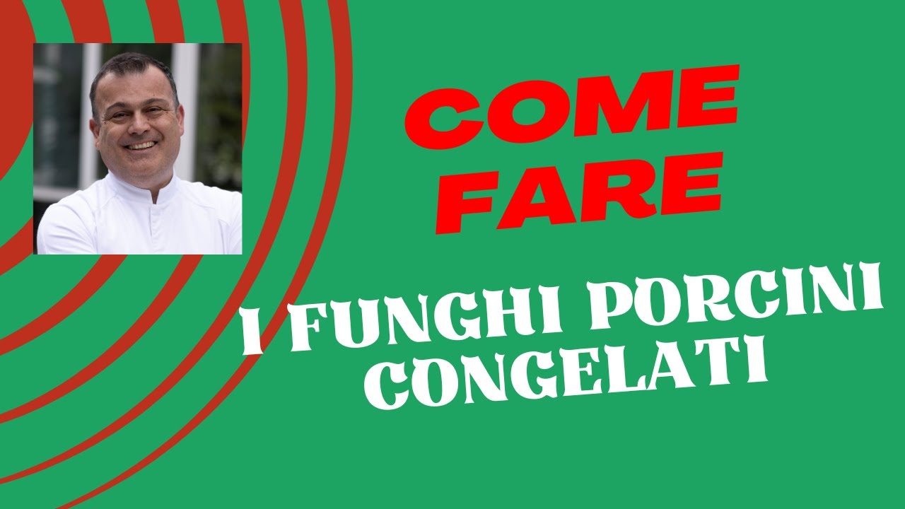 COME FARE I FUNGHI PORCINI CONGELATI by @fabiocampoli - YouTube