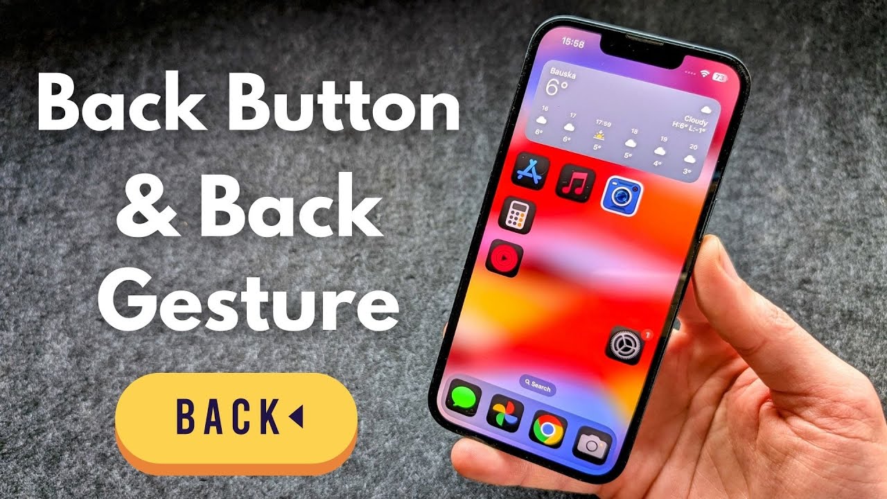 iPhone 16E - How to Go BACK in Apps, Settings, Pages & Menus - Back ...