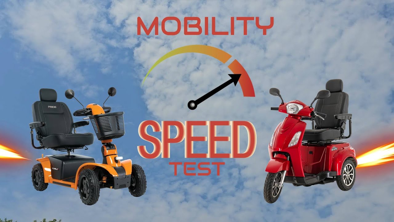 TOP SPEED TEST : Newest Scooters by Pride Mobility & Baja Mobility Top ...