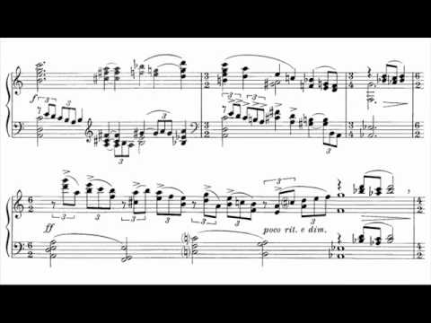 Ned Rorem - Piano Sonata No.1 - 1. Half note = 72 - YouTube