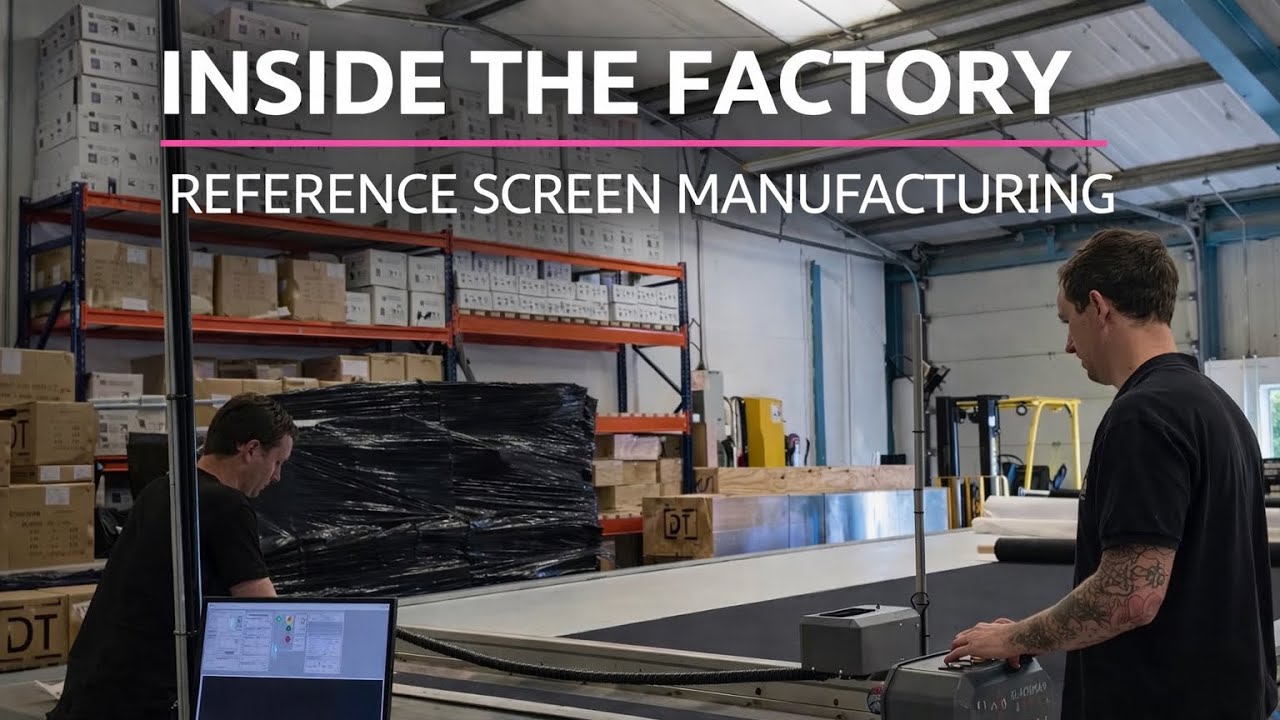 Factory Tour: Display Technologies (DT) | UK-Made Projection Screens ...
