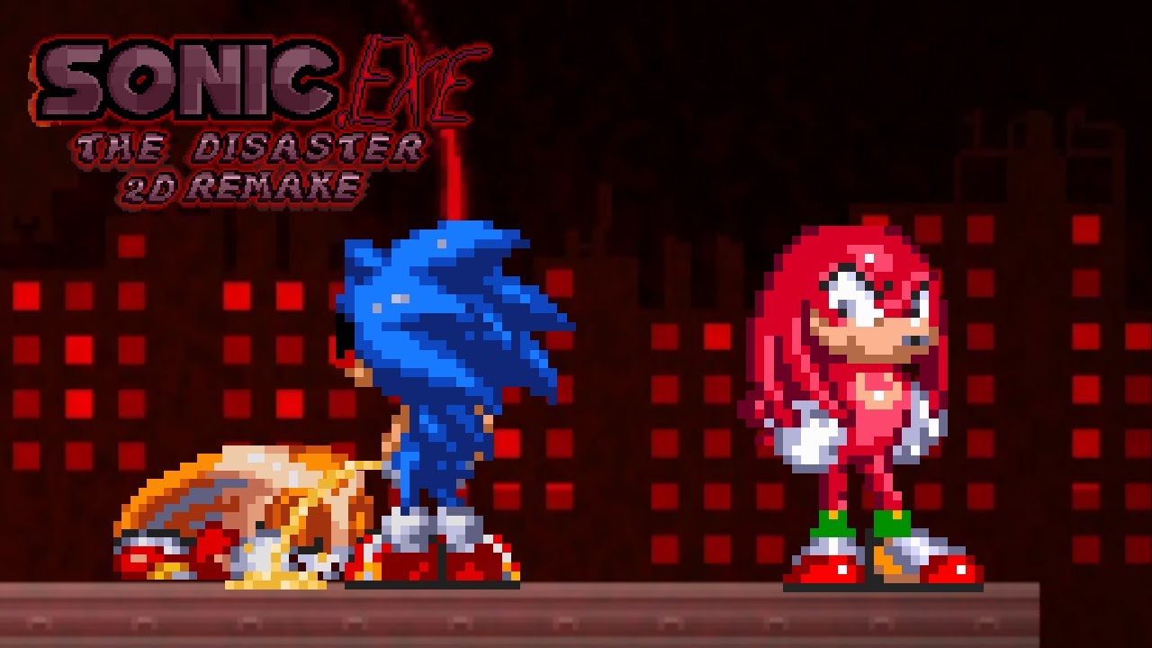 Sonic.exe the disaster 2d remake moments-32 players - YouTube