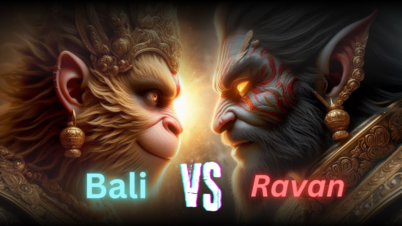 bali aur ravan me mahayudha #bali #ravan #warzone #hanuman #ram #hindu ...