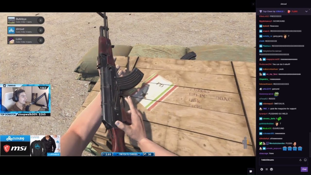 Shroud Plays Hand Simulator - YouTube